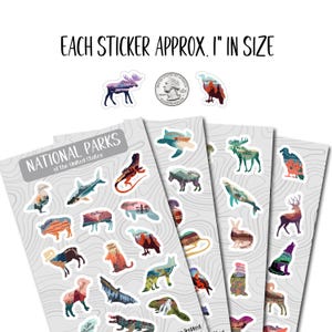 National Park Sticker Water Bottle: 32 Oz Nalgene, Hiking Gift - Etsy