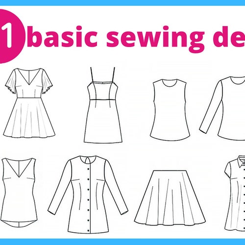 Basel Dress PDF Sewing Pattern - Etsy