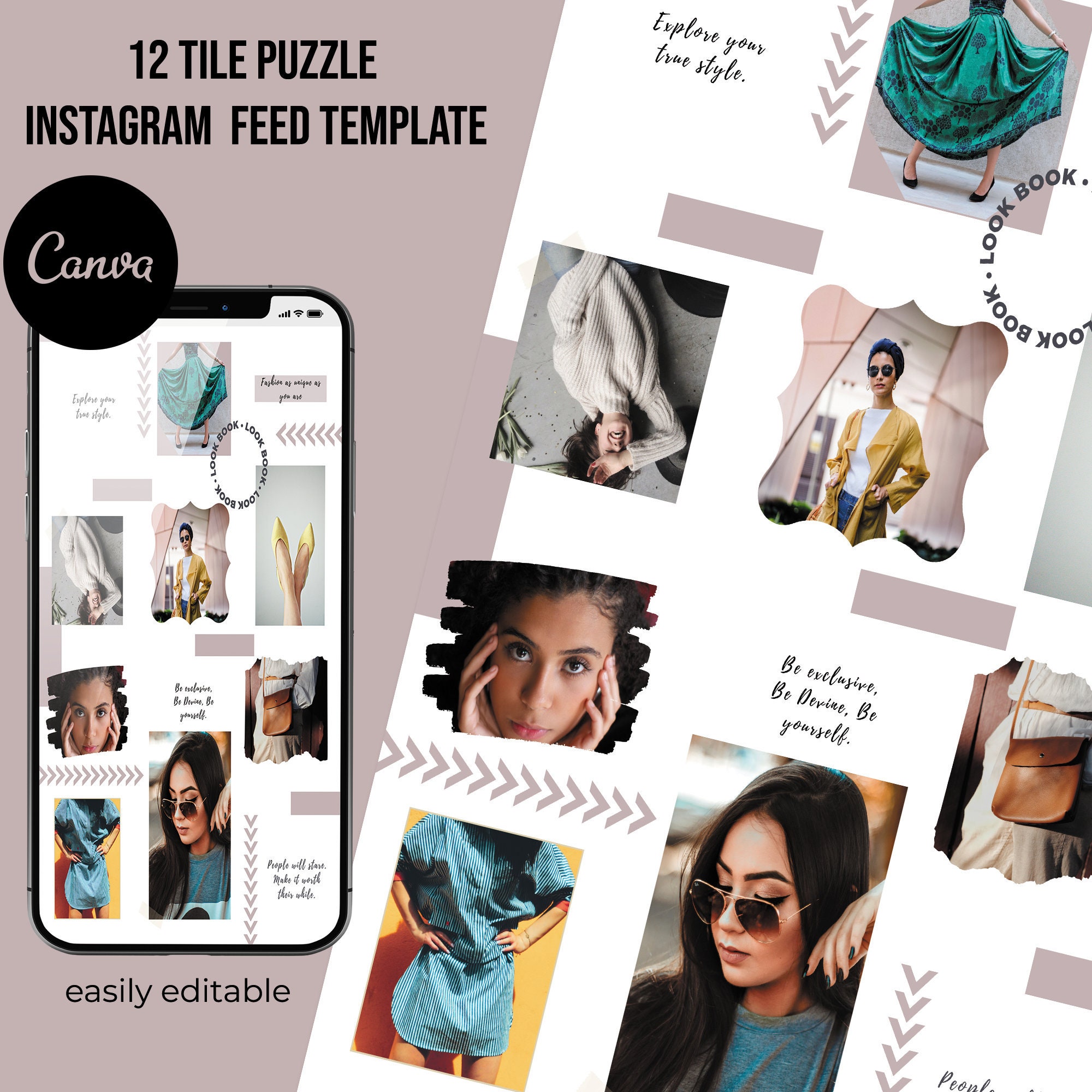 Paper & Party Supplies Instagram Templates Social Media Templates ...