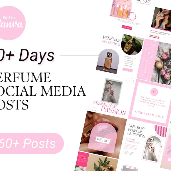 Perfume Social Media Template - Etsy