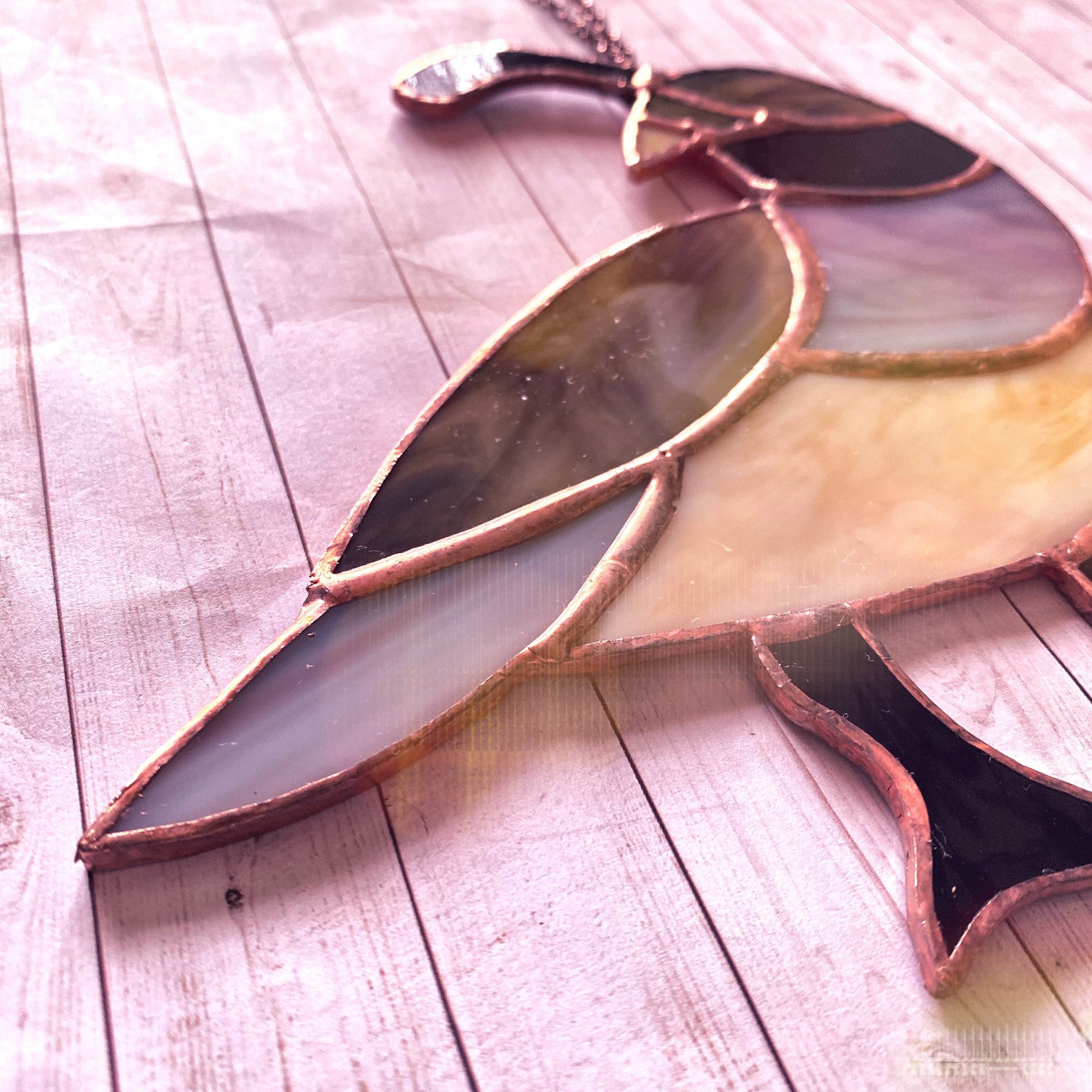 Stained Glass Quail Bird Ornament Decoration Suncatcher - Etsy