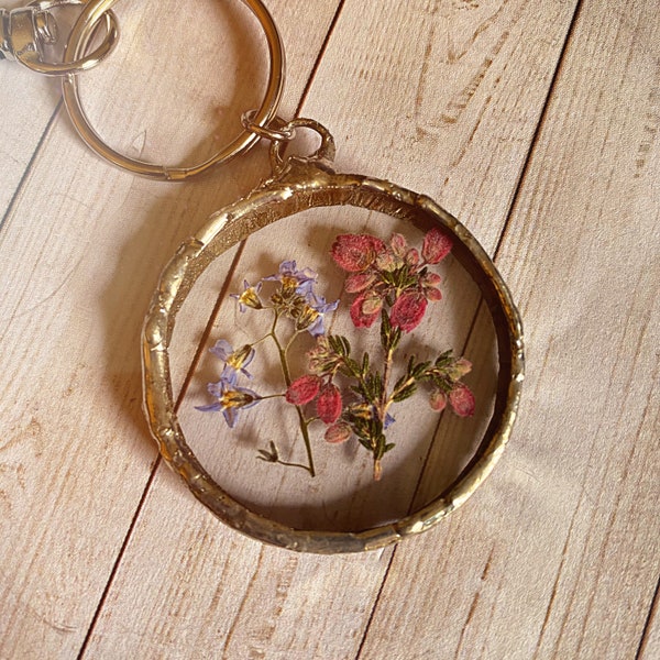 Flower Keychain - Etsy