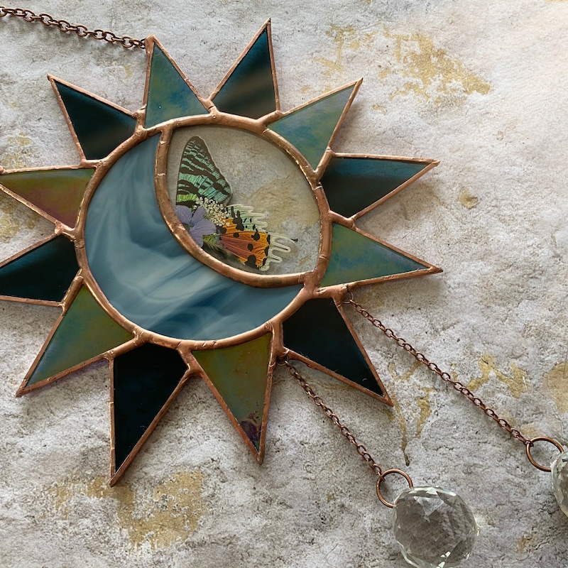 Stained Glass Sun - Etsy