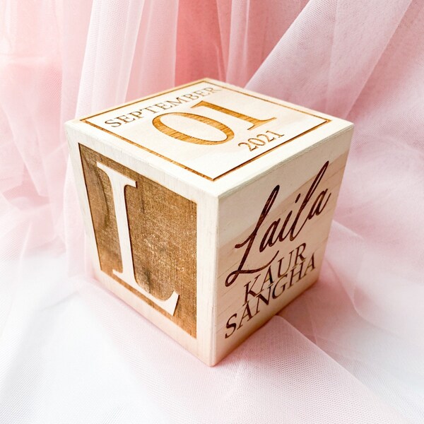 Wooden Baby Blocks - Etsy