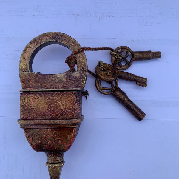 Metal Lock Painting - Etsy