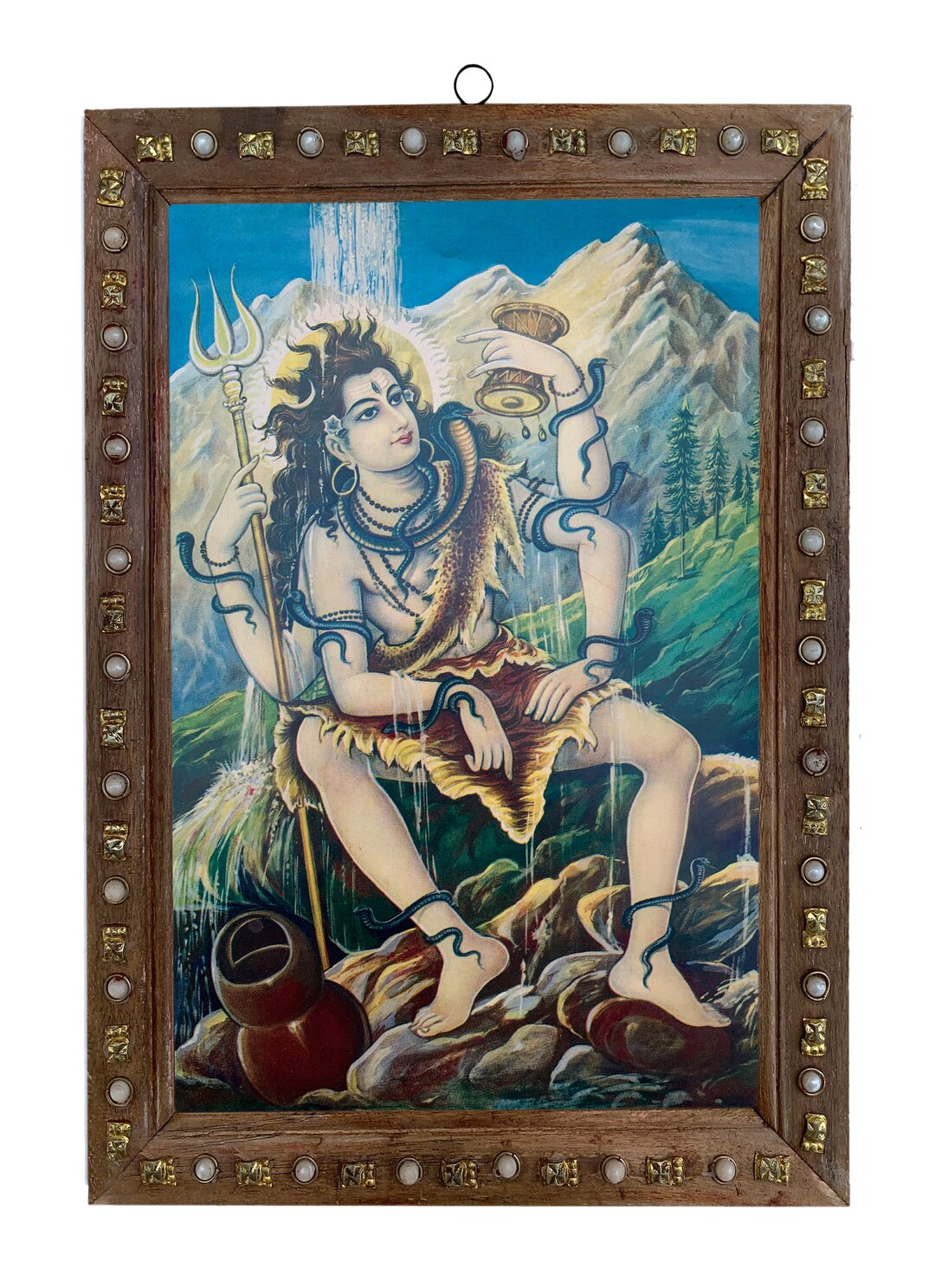 Shivji Photo Frame,bholenath, Shankar Picture Frame, Indian Deities ...