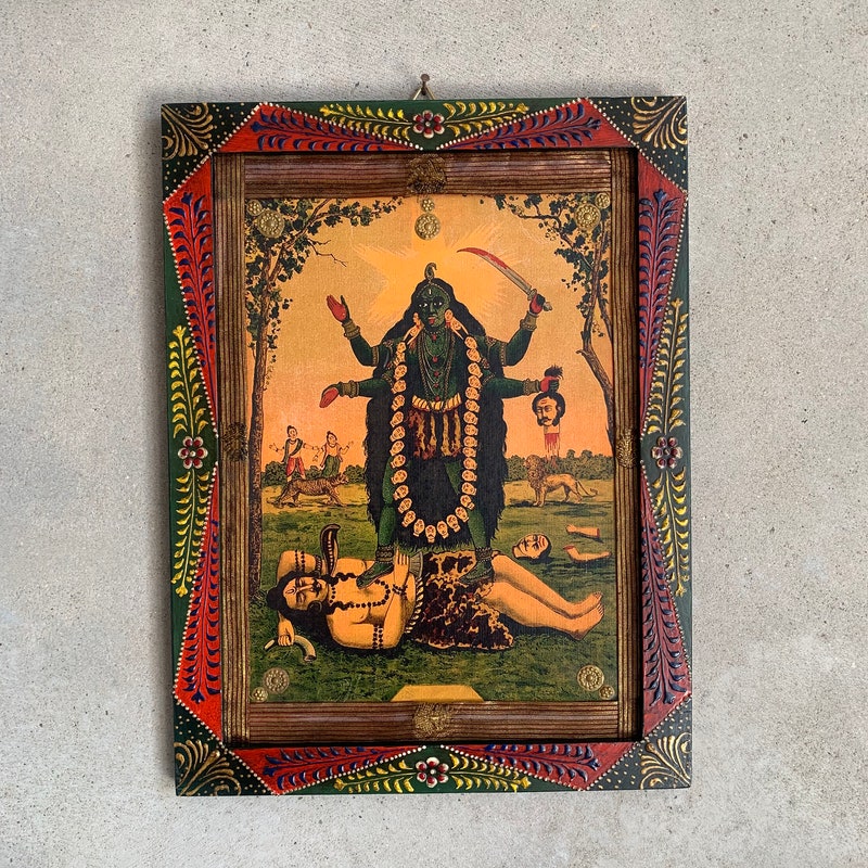 Kali Miniature Painting - Etsy UK