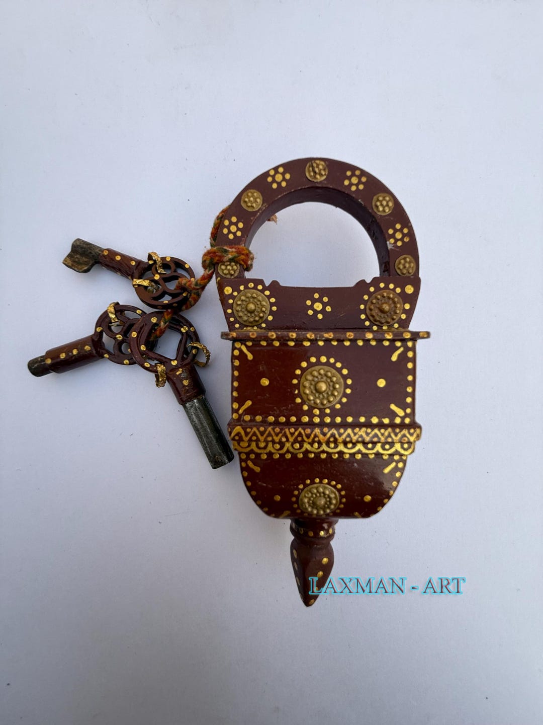 Vintage Lock, Rare Metal Iron Square Tricky Puzzle Padlock With 3 Key ...
