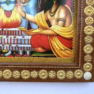 Shiva Parvati Photo Frame Shiv Parvati Vivah/marriage | Etsy