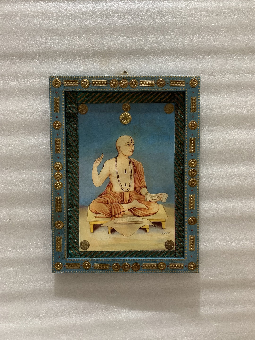 Vintage Frame Indian Sage Rishi Muni Madhvacharya Photo - Etsy