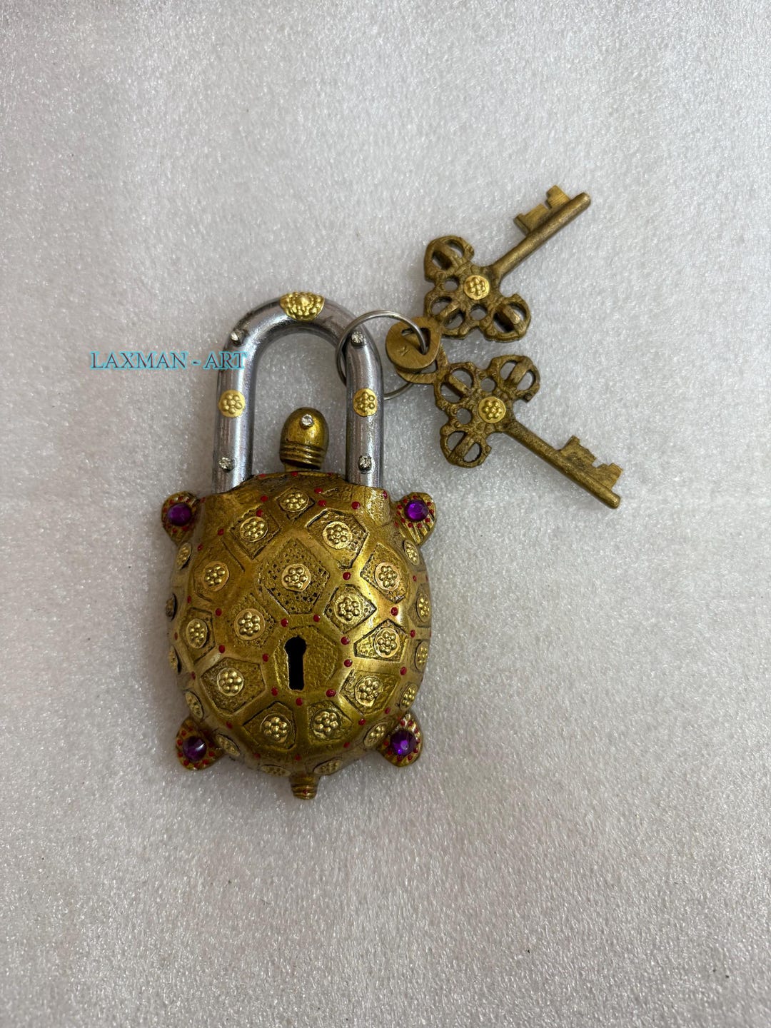 Vintage Lock, Brass Turtle Lock, Tortoise Lock, Old Indian Home Decor ...
