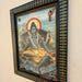 Handmade Old God Shiva Wall Frame: Hindu Deity Painted Wooden Decor (12 ...