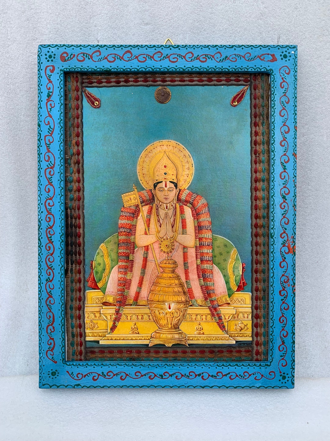 Saints of India - Sri Ramanujacharya, Vintage Photo, Indian Religious ...