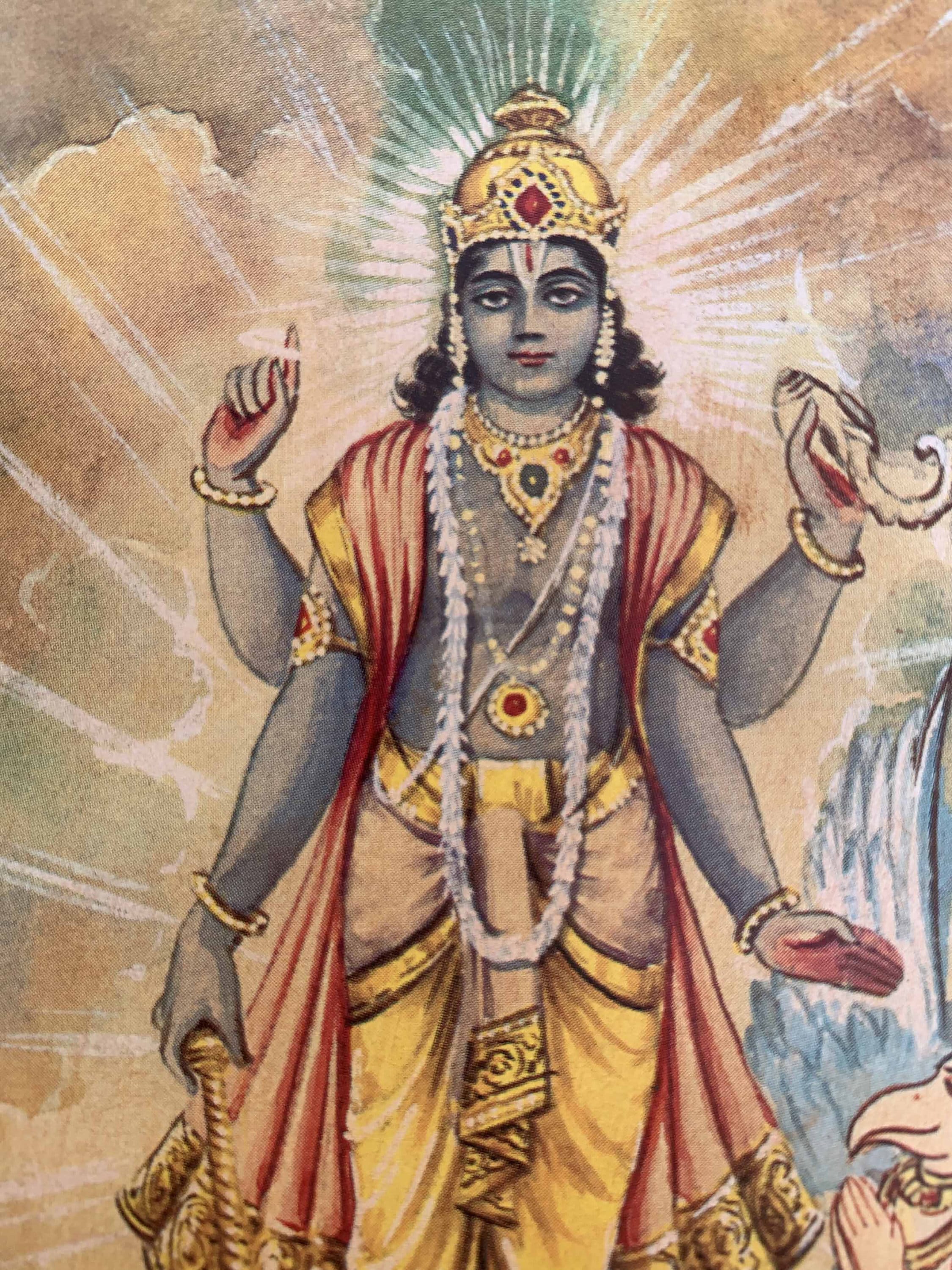 Lord Vishnu With All Deities Photo Lord Vishnu Bhagwan - Etsy