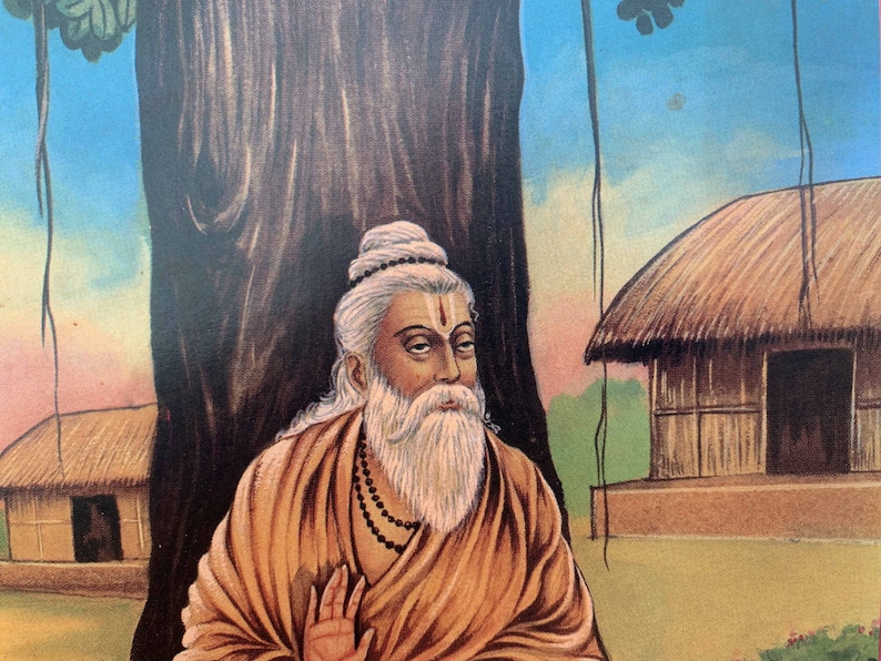 Rishi Muni Photo A Sage Muni in the Ramayana Indian Gods - Etsy