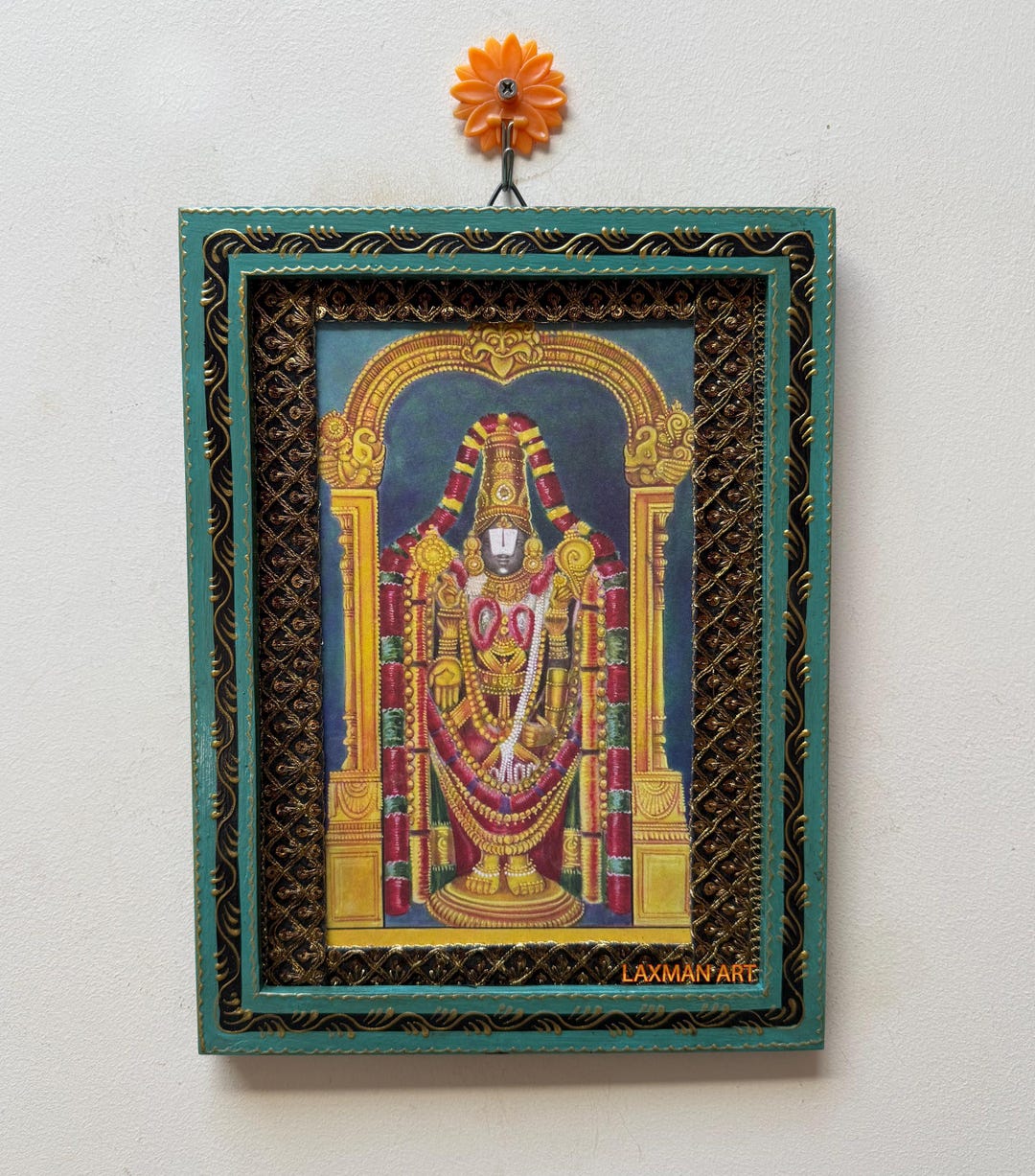 Old Lord Venkateswara Swamy Poster: Tirupati Balaji Photo Framed Print ...