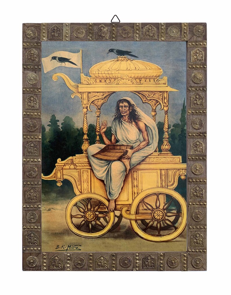 Goddess Dhumavati Photo Vintage Indian Hindu God Photo - Etsy