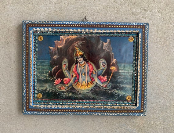 Lord Vishnu Photo Kurma Avatar Vishnu God Hindu Religious - Etsy