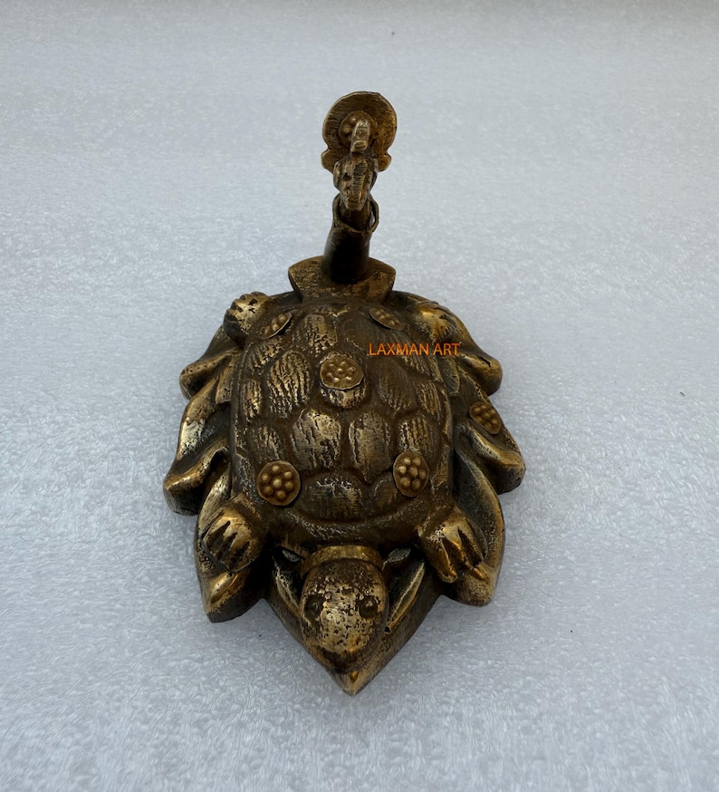 Antique Brass Turtle Box: Vintage Tortoise Tikka Box, Indian Decor - Etsy