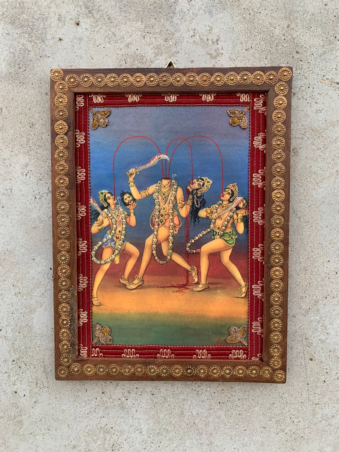 Photo Frame Maa Chinnamasta Jayanti Photo,vintage Indian Hindu Goddess ...