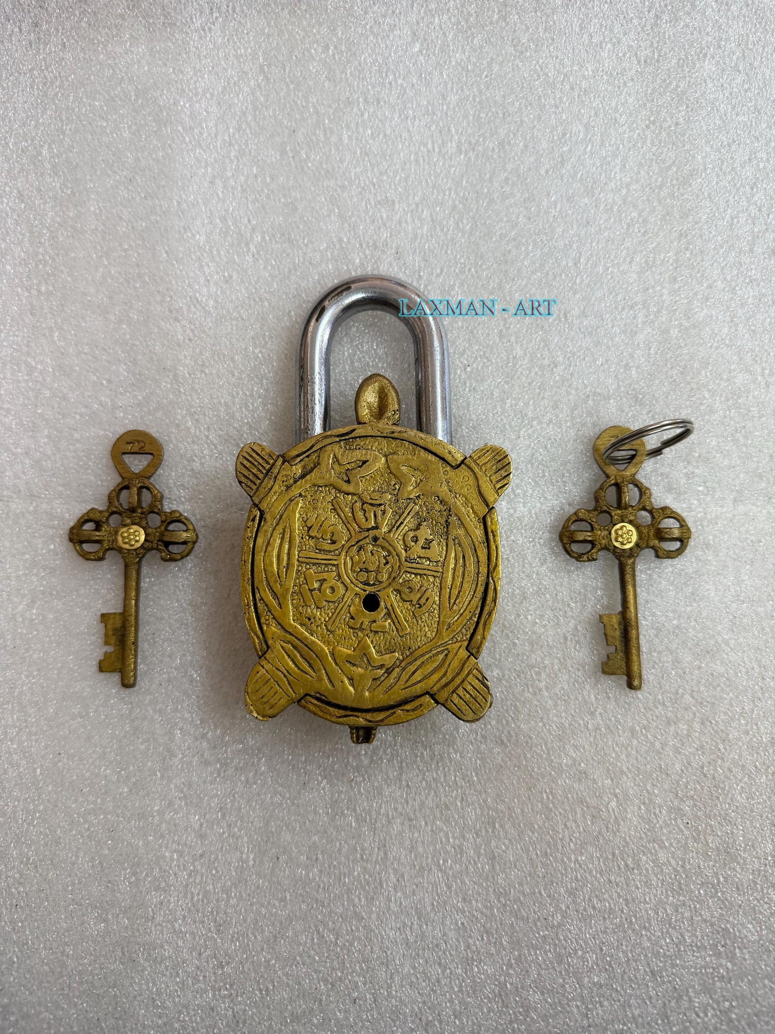 Vintage Lock, Brass Turtle Lock, Tortoise Lock, Old Indian Home Decor ...