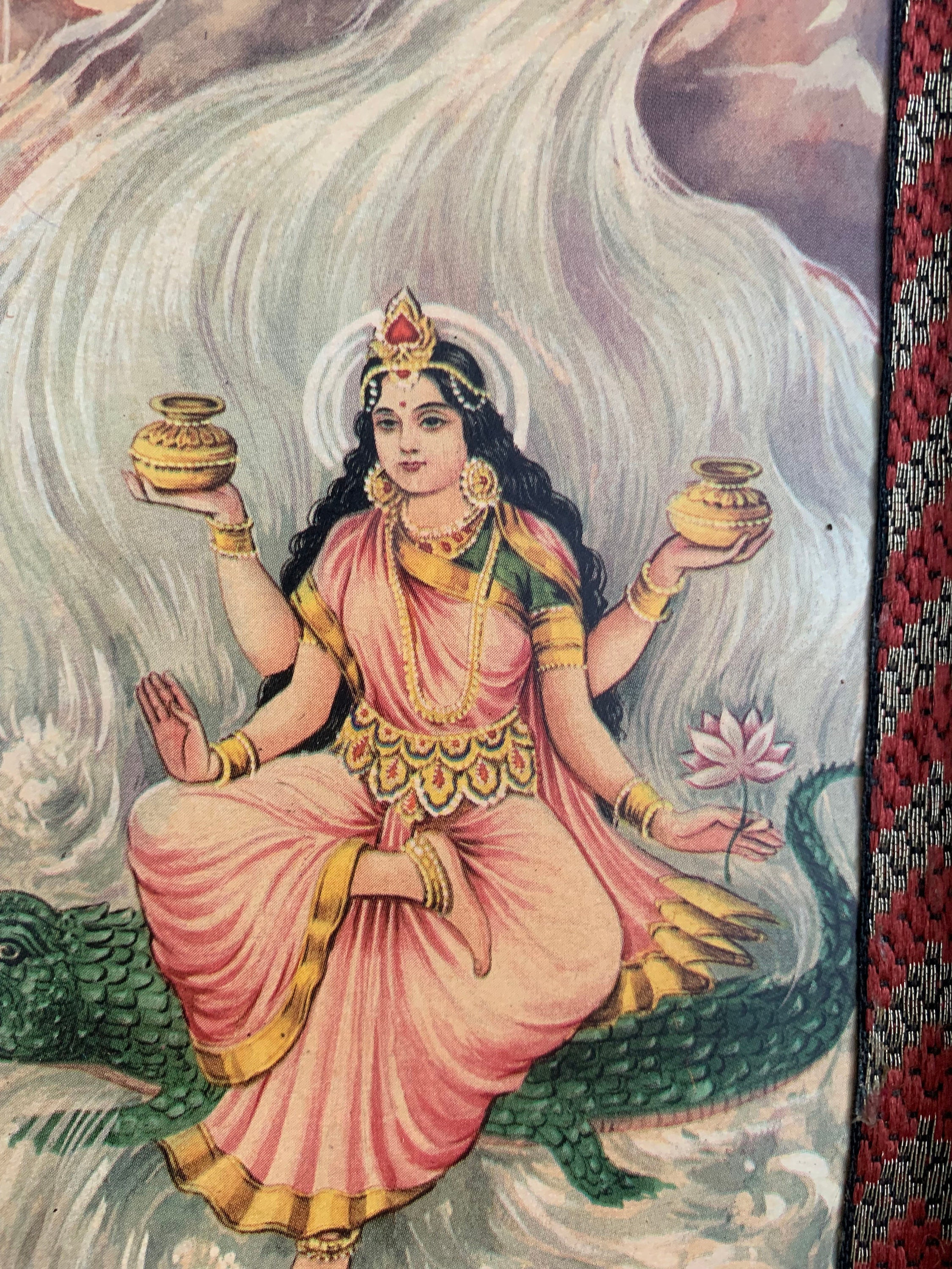 Goddess Ganga Photo Vintage Old Indian God Mythology Print - Etsy