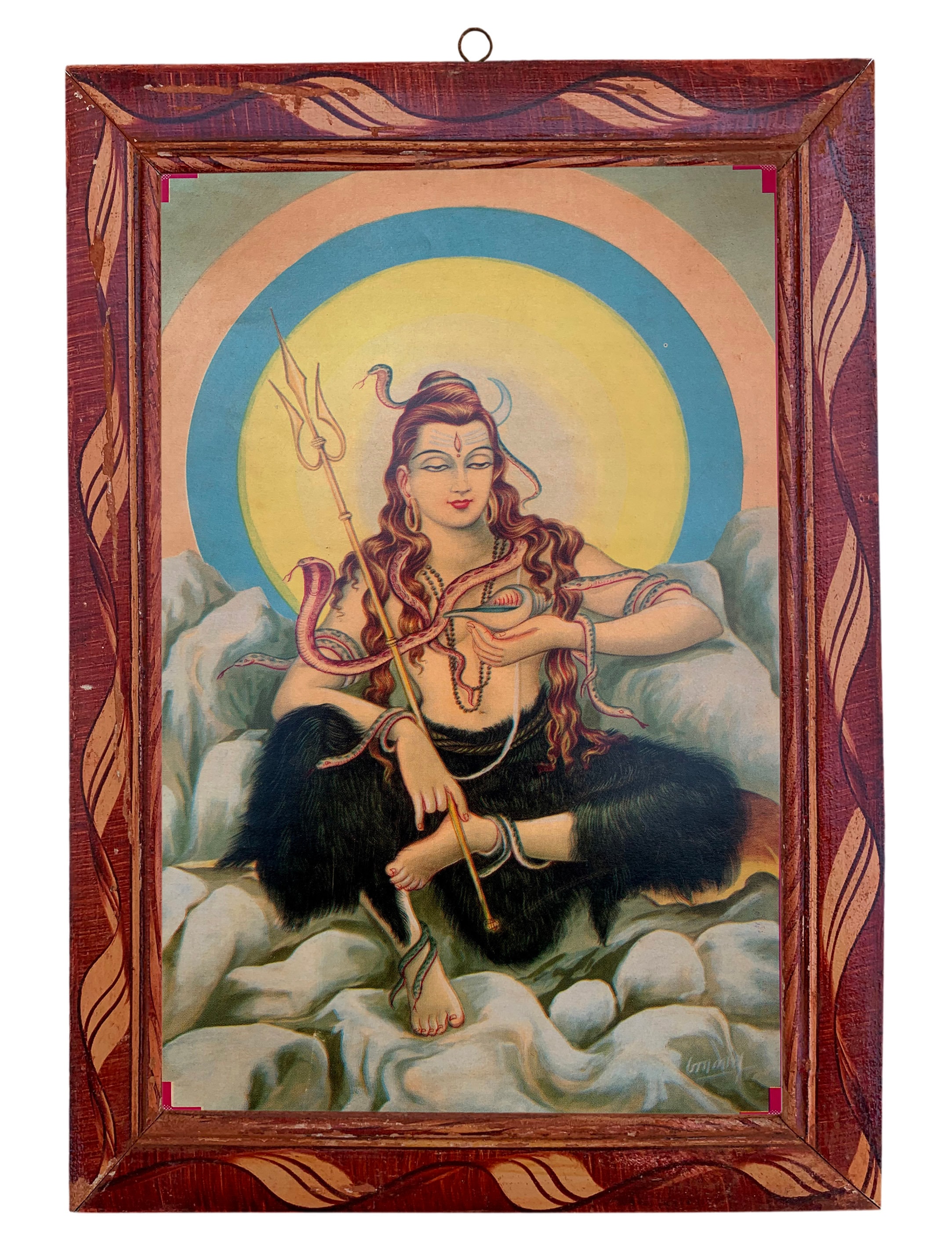 Shiva Photo Frame Bholenath Shankar Picture Frame Indian - Etsy UK