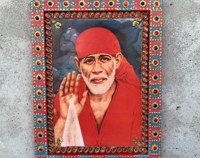 Sai Baba Photo Frame Lord Shree Sai Baba Ji Photo Frame Hindu God Photo ...