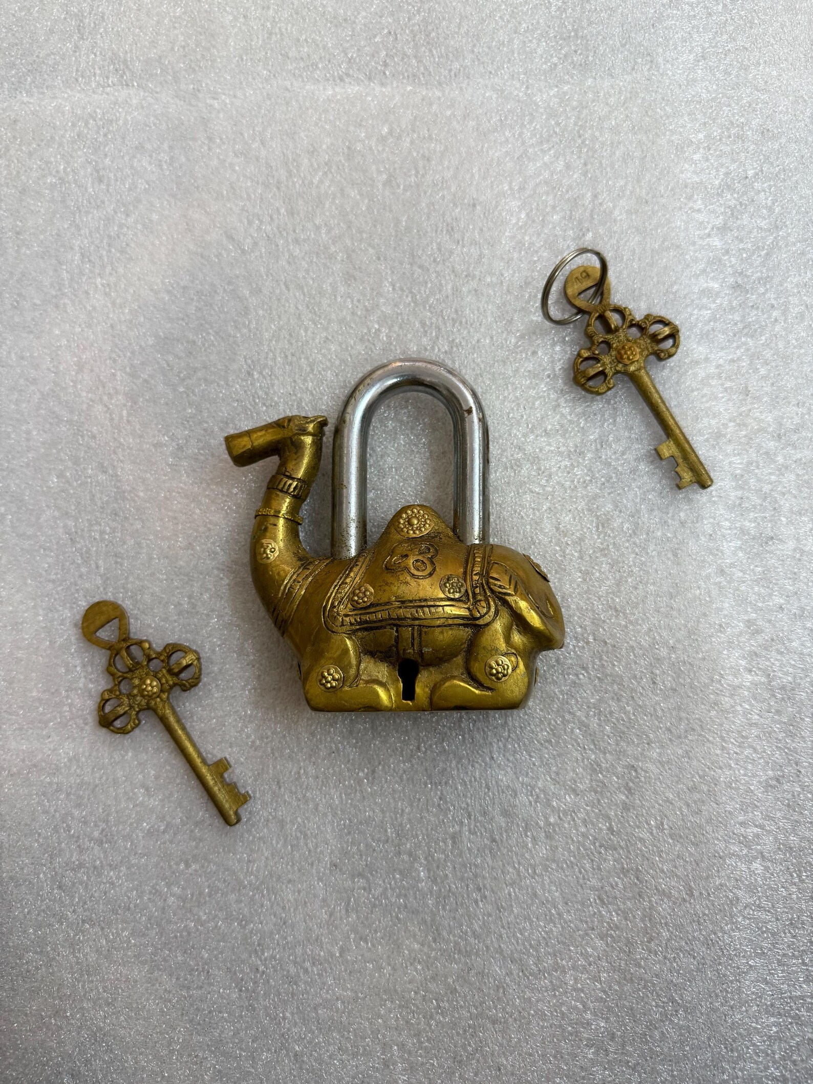 Brass Camel Lock, Vintage Safety Lock, Camel Shaped Lock, Vintage ...