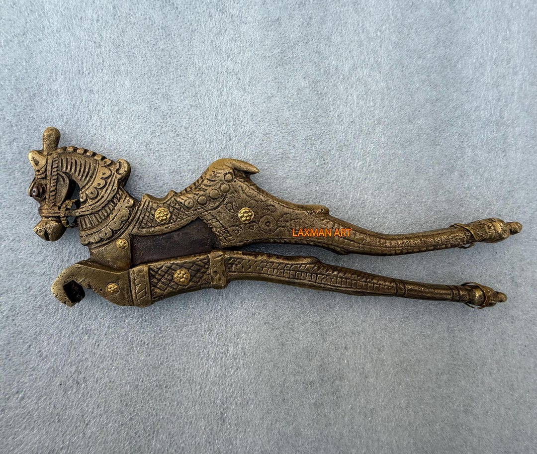 Antique Brass Betel Nuts Cutter, Indian Sarota Old Hand Crafted ...