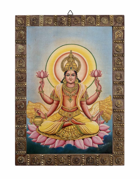 God Dhata Surya Photo Indian Hindu Gods Deities Vintage | Etsy