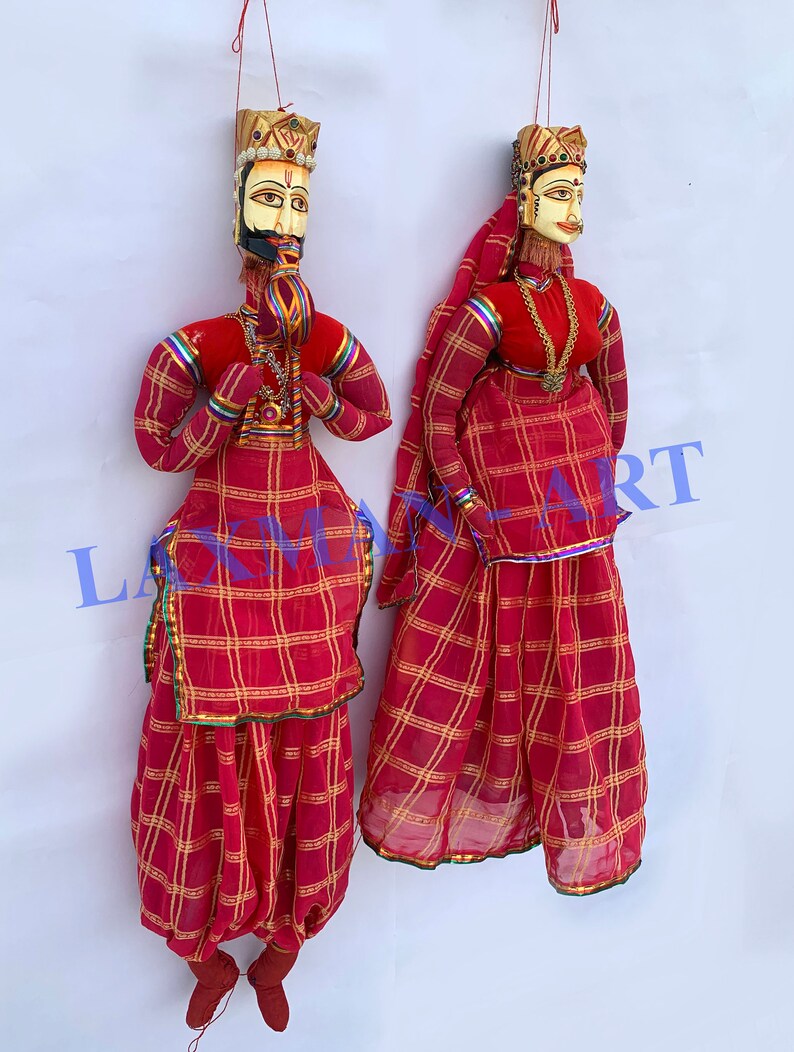 Rajasthani Puppet Kathputli Traditional Handmade Puppet - Etsy