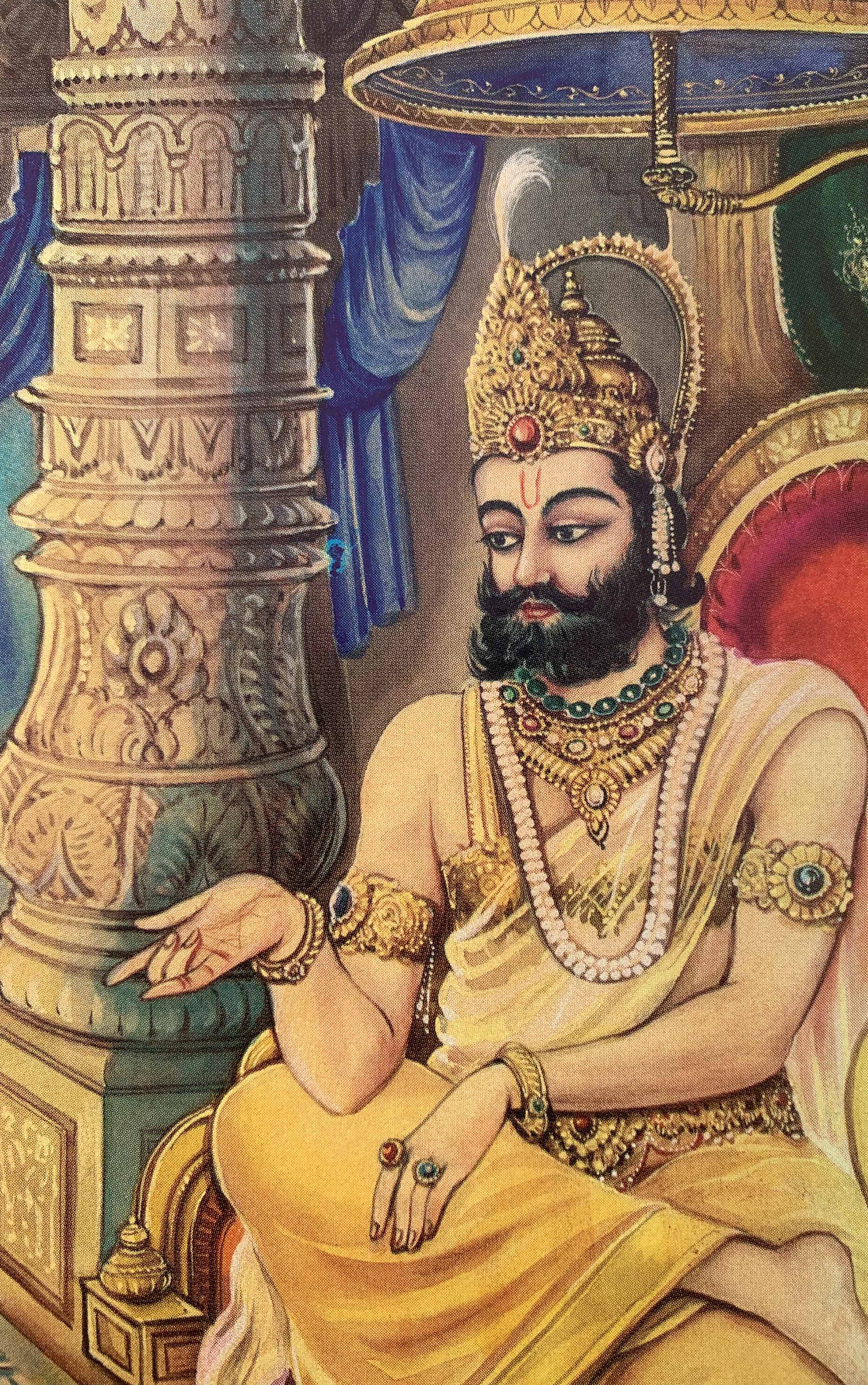 Rama Dasharatha Photo A Scene From Ramayana for Home Decor - Etsy