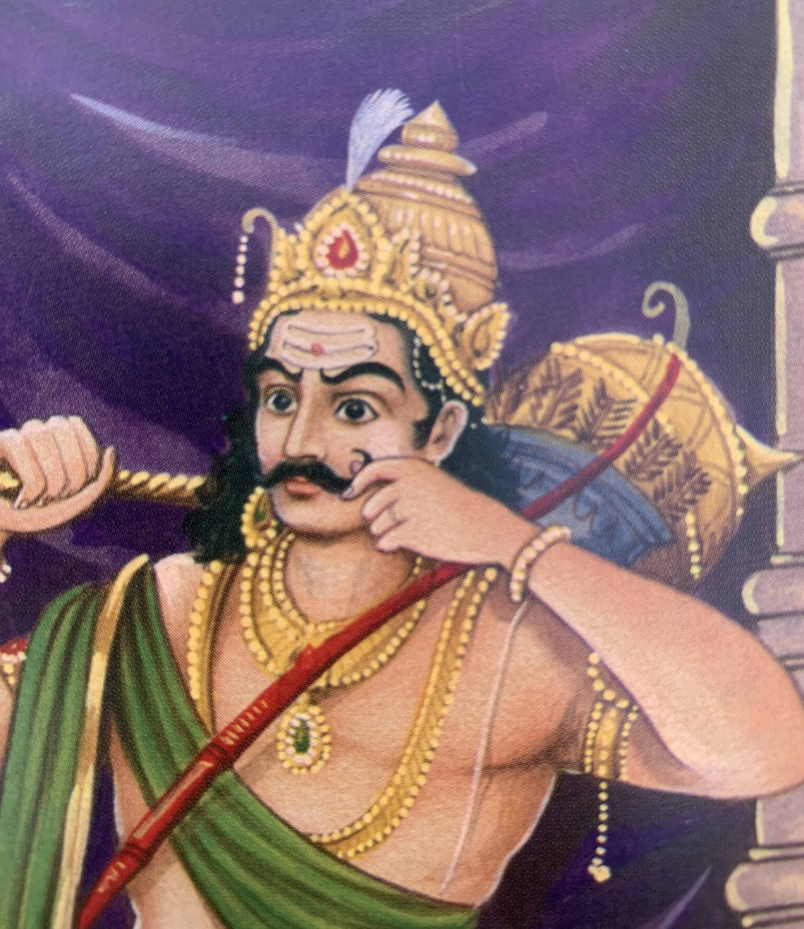 Bhima Vintage Photo A Pandava Bhima Photo Vintage Indian | Etsy