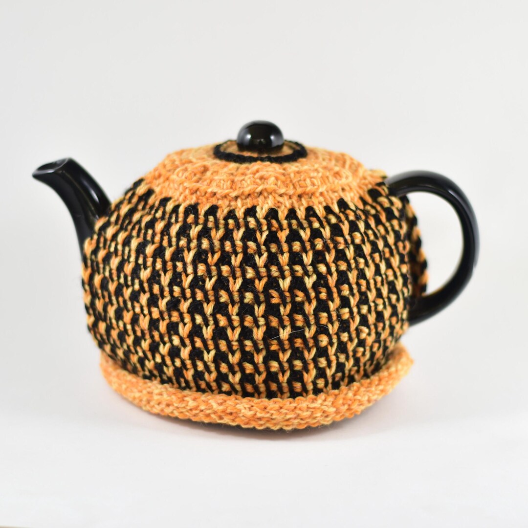 Large Pure Wool Tea Cosy in Tunisian Crochet - Etsy