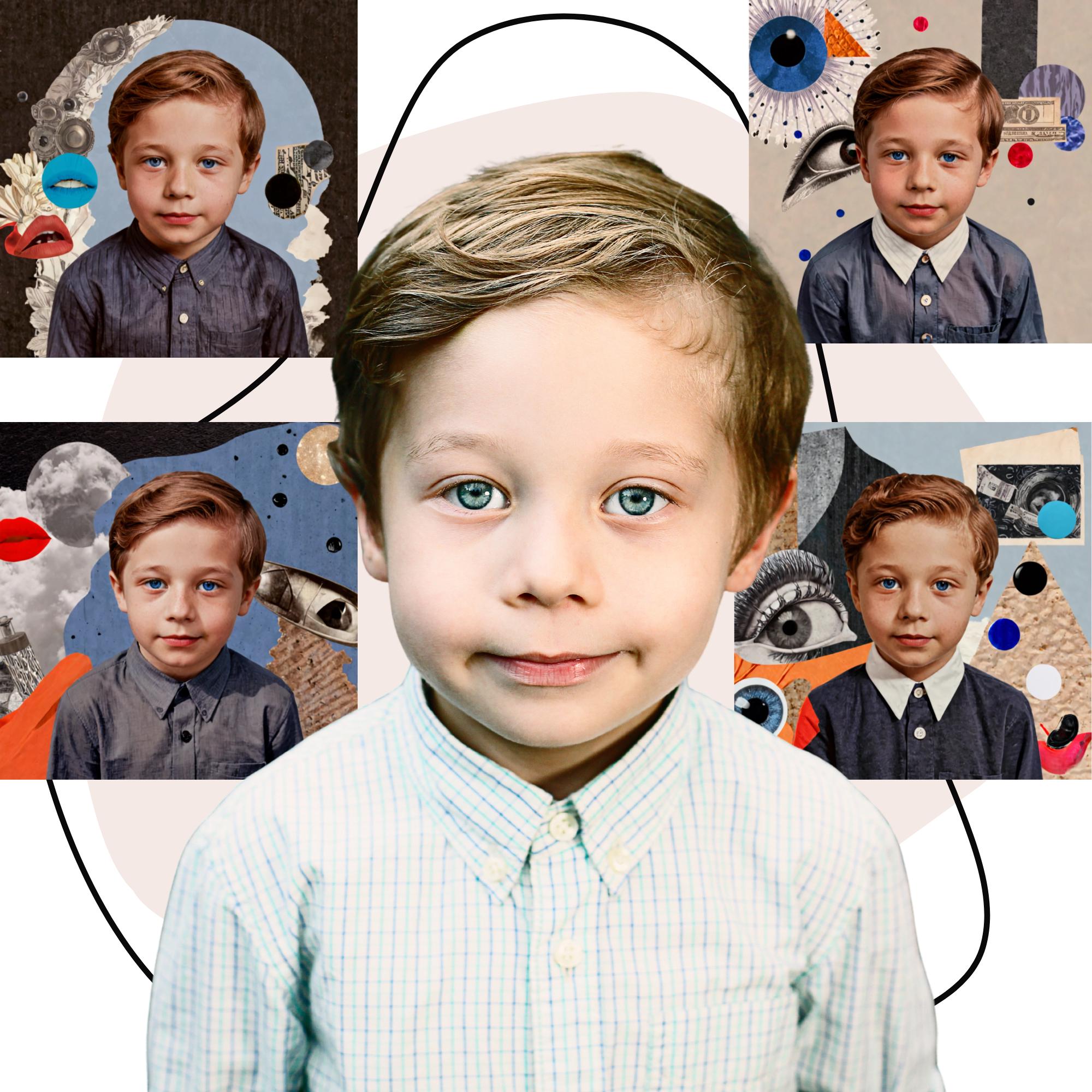 Personalized Collage Cake Topper Custom Edible Icing Sheets Frosting ...