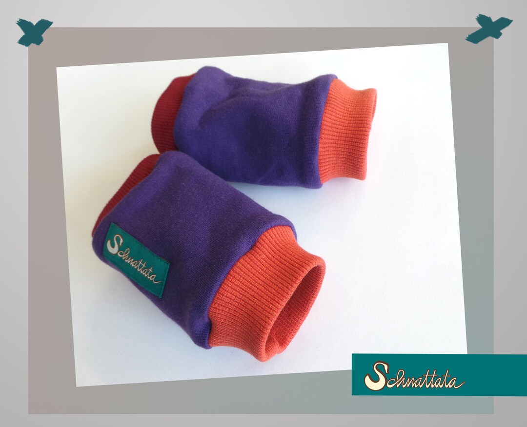 Cheerful Children's Cuffs With Cuddly Inside Made of - Etsy UK