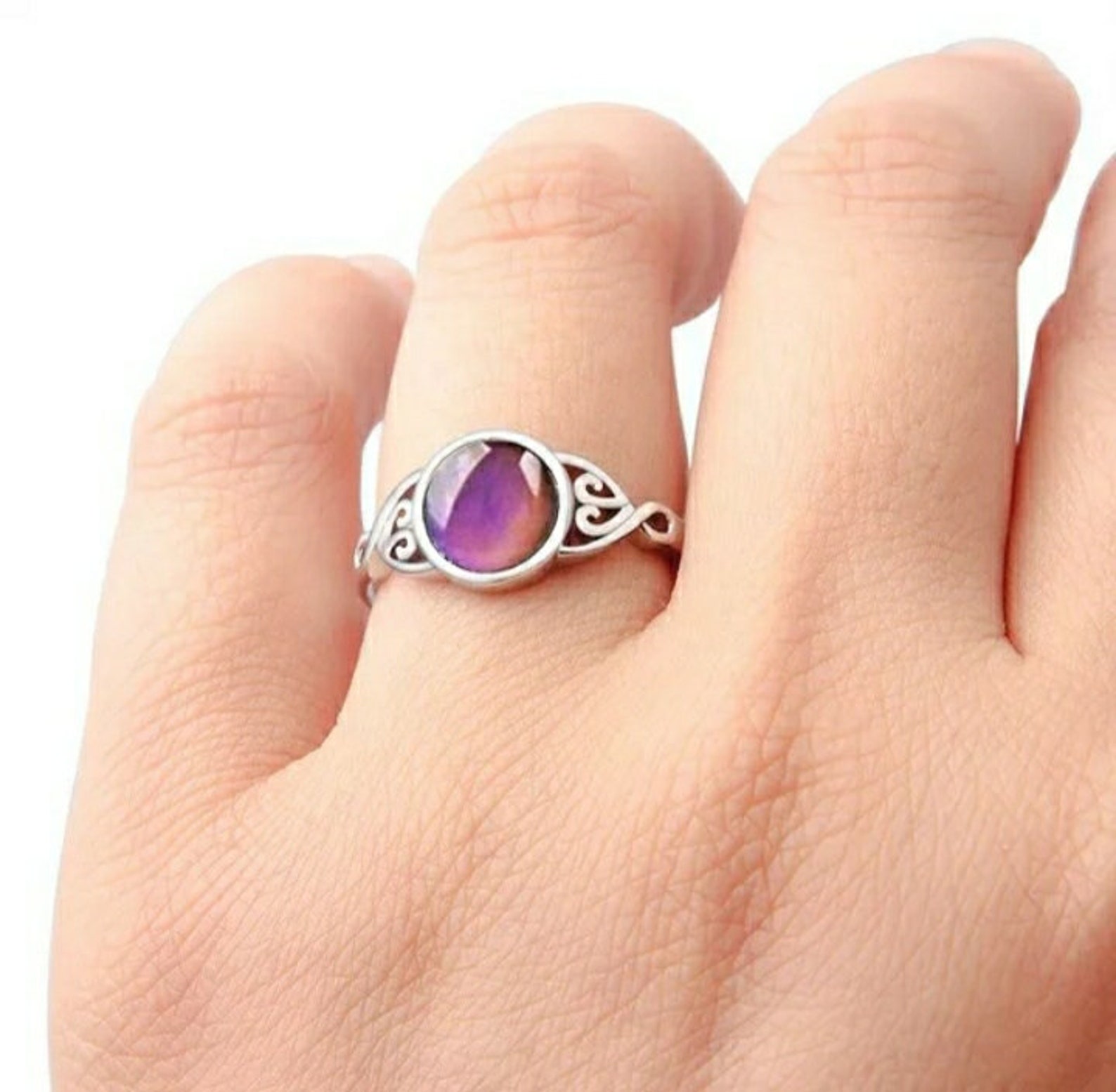 Emotion Mood Color Changing Ring for Men Women Band Ring Gift - Etsy