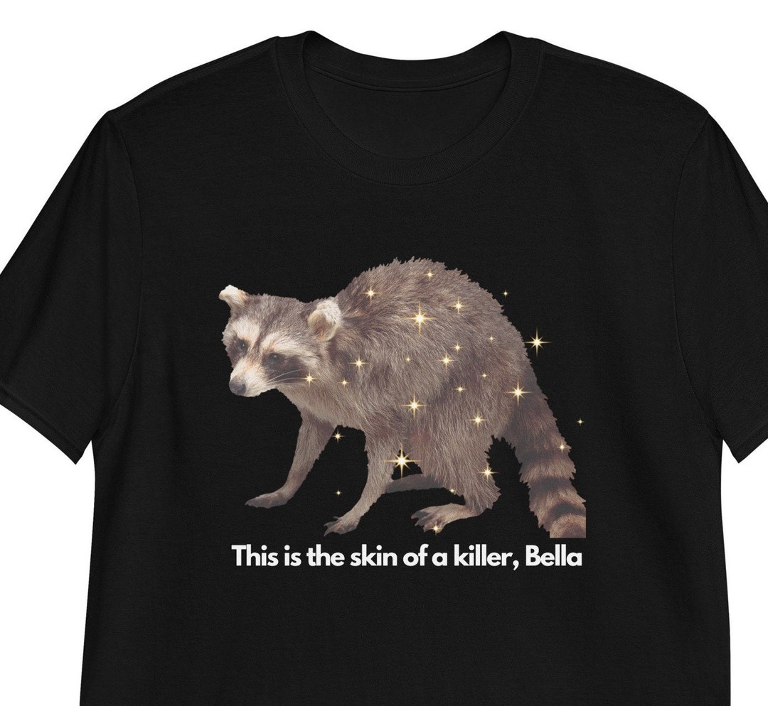 Camiseta unisex de manga corta con el meme del mapache de Crepúsculo ...