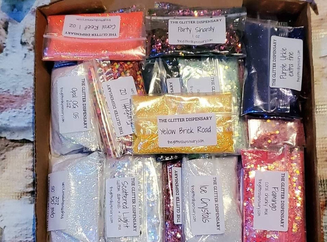 Mystery Glitter Box, Polyester Glitter, Glitter for Nails, Crafts, Art ...