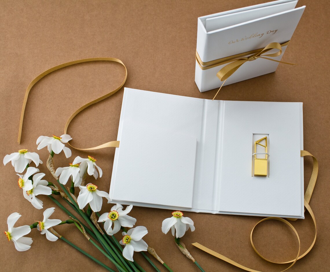 4x6/5x7/6x8 Wedding Photo Box White Photo | Etsy