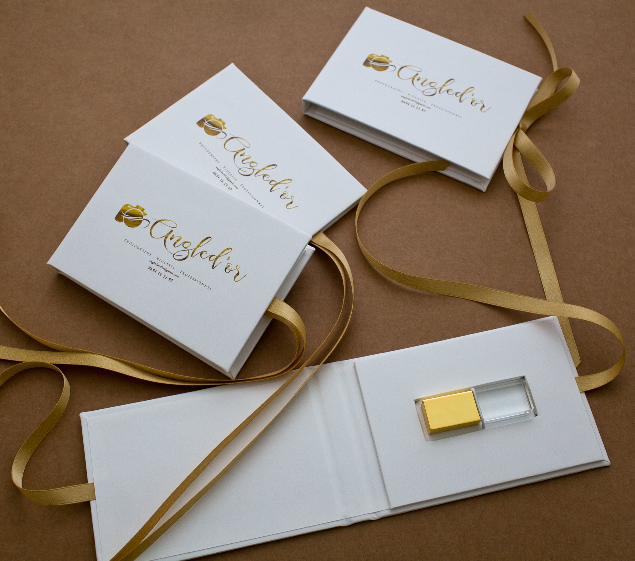 Personalized USB Box: Gold Crystal 16GB USB 3.0, Branding Gift - Etsy