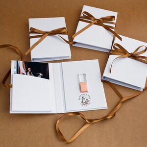 4х6", 5x7", 6x8" Personalised Photo Box for Prints and USB , Packing ...