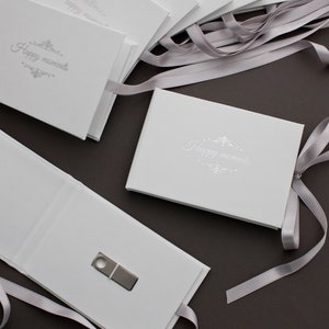 Set of 10 USB Box, Usb Packaging, USB Case, Personalized USB Flash Box ...