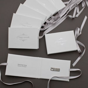 Set of 10 USB Box, Usb Packaging, USB Case, Personalized USB Flash Box ...