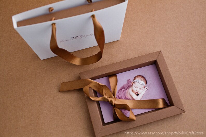4x6/5x7/6x8 Photo Box White Packages With - Etsy