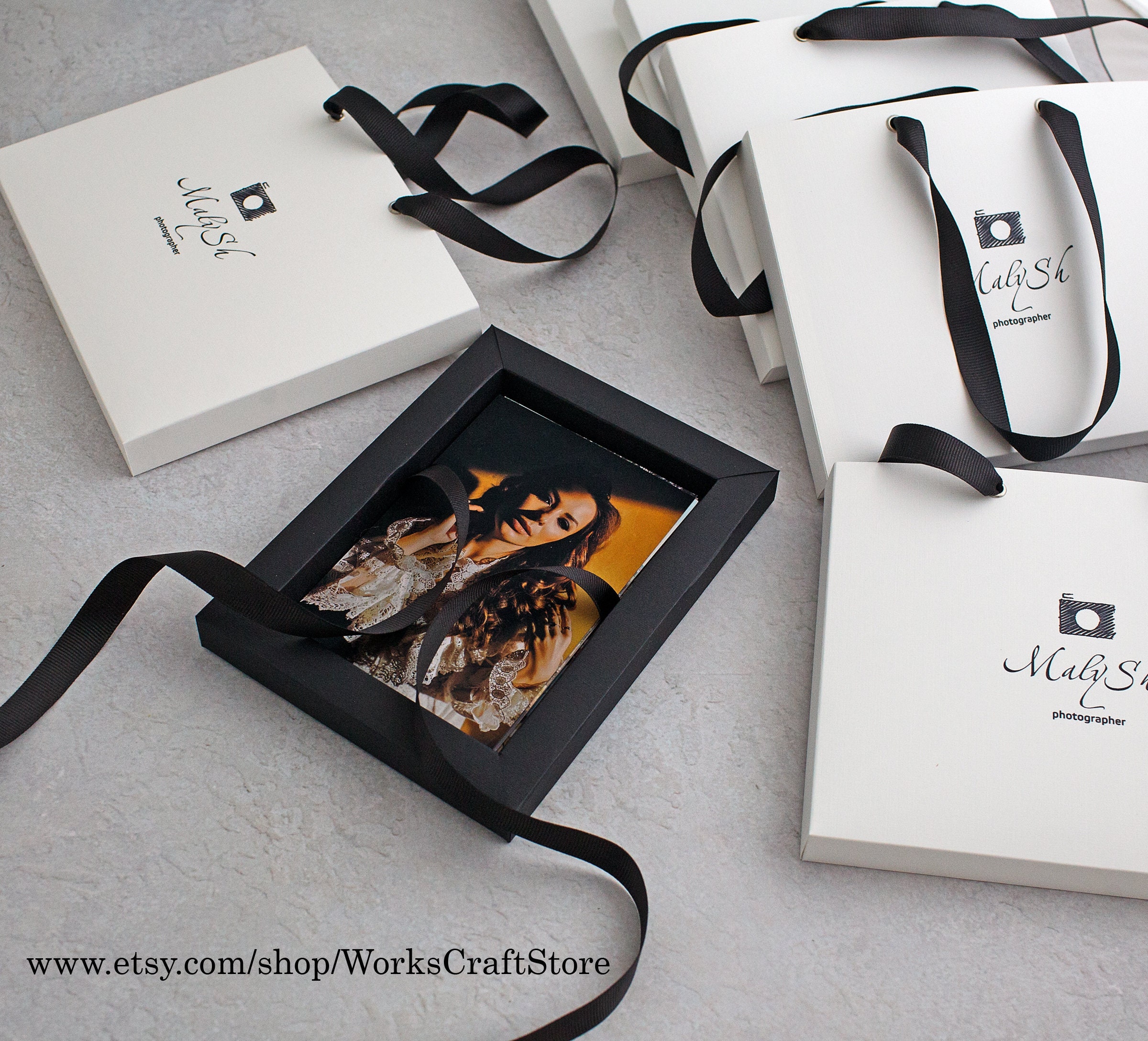 4x6 Photo Box White Packages With Personalization and - Etsy UK