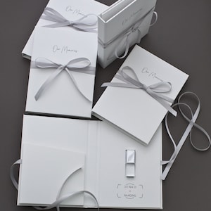 4x6", 5x7" and 6x8" Personalised Photo Box for Photos and USB 3.0 Flash ...