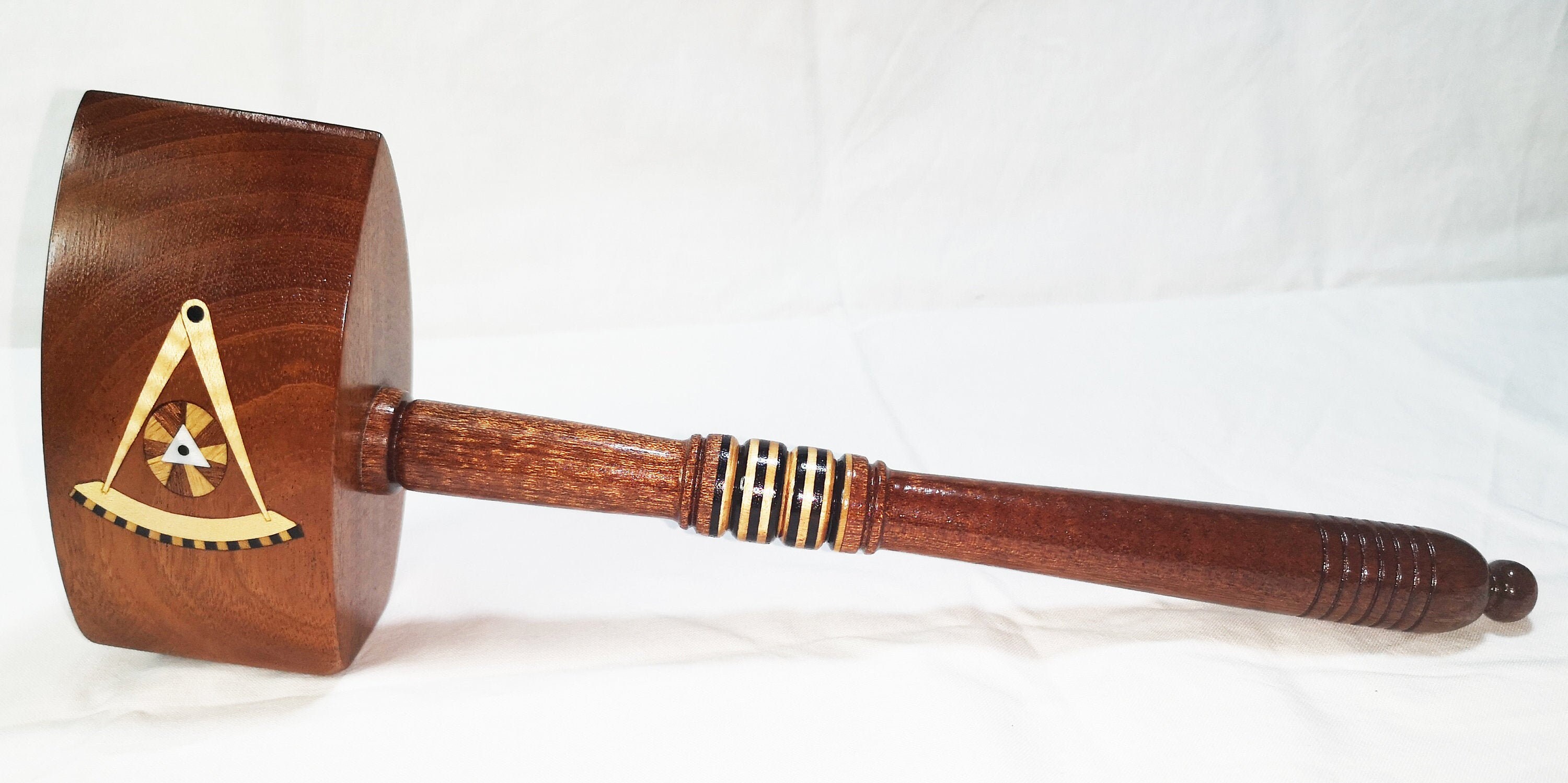 Masonic Common Gavel met twee inleg aan de zijkanten met | Etsy