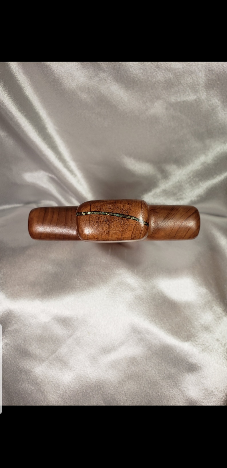 Hand-made Cedar Cross With Turquoise Inlay - Etsy